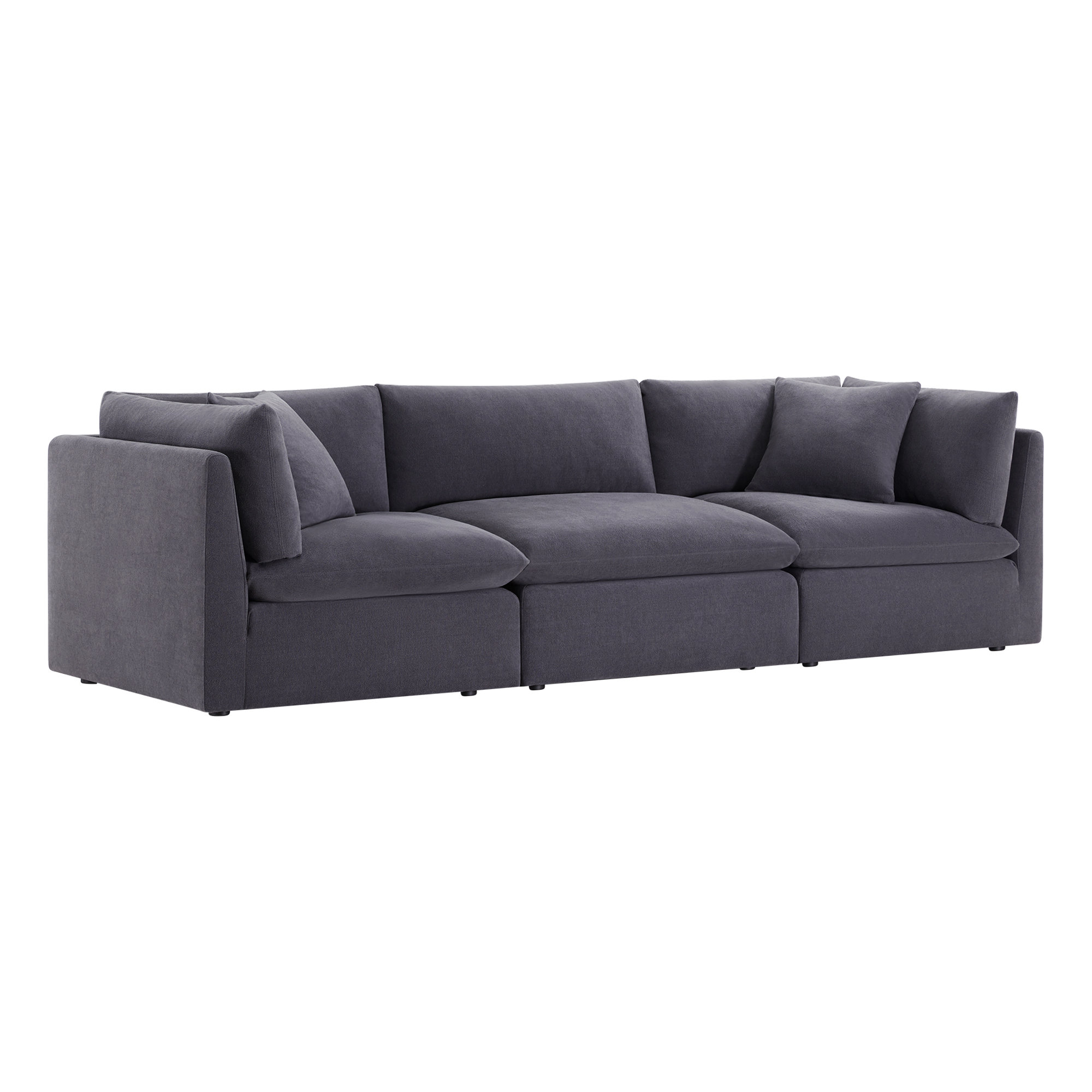 Joss & Main Annabella 3 - Piece 122" Upholstered Modular Sofa & Reviews | Joss & Main